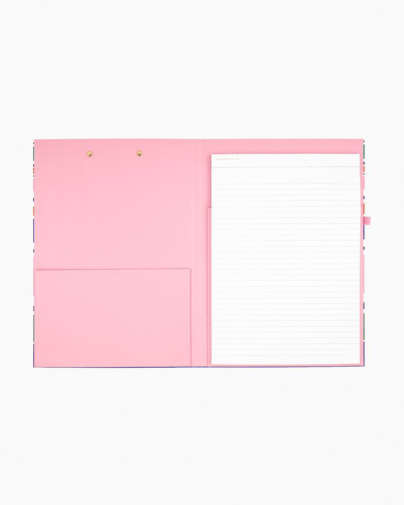 Ocean Stripe Clipboard Folio | kate spade new york | The Paper Store