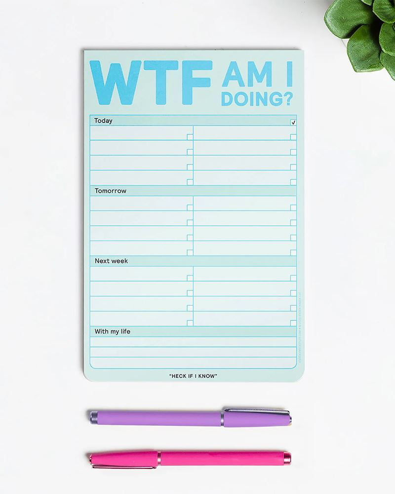 WTF Am I Doing? Pad (Pastel Version) | Hachette Book Group | The Paper ...