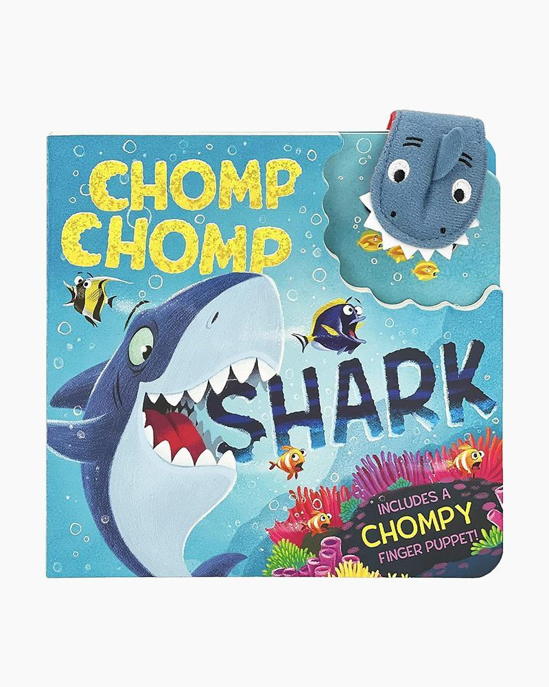 Chomp Chomp Shark Book with Puppet | Cottage Door Press | The Paper Store