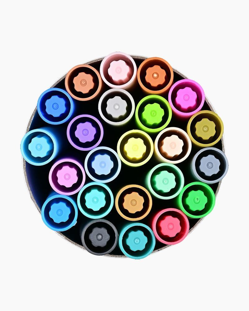 Studio Series Dual-Tip Pastel Markers (Set of 24) | Peter Pauper Press ...