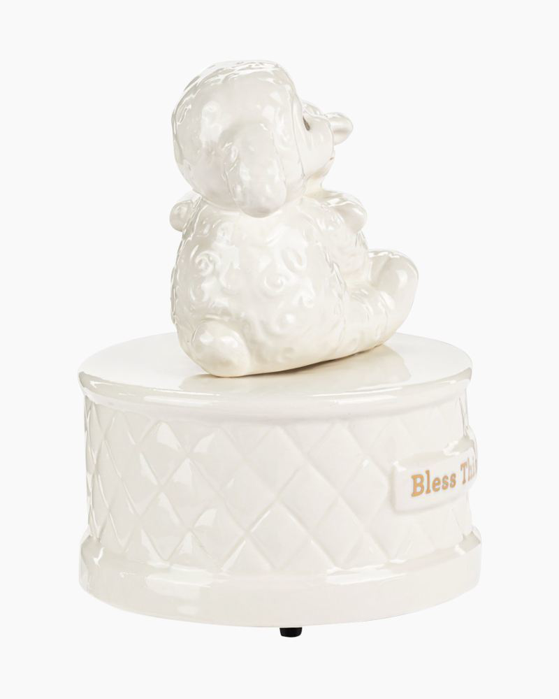 Wrapped in Prayer Ceramic Lamb Music Box | Demdaco | The Paper Store