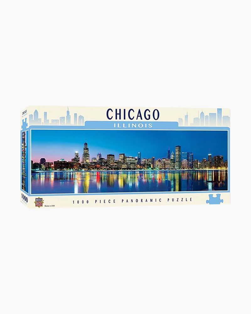 Chicago Skyline Panoramic Jigsaw Puzzle (1,000 pc.) | Masterpieces ...