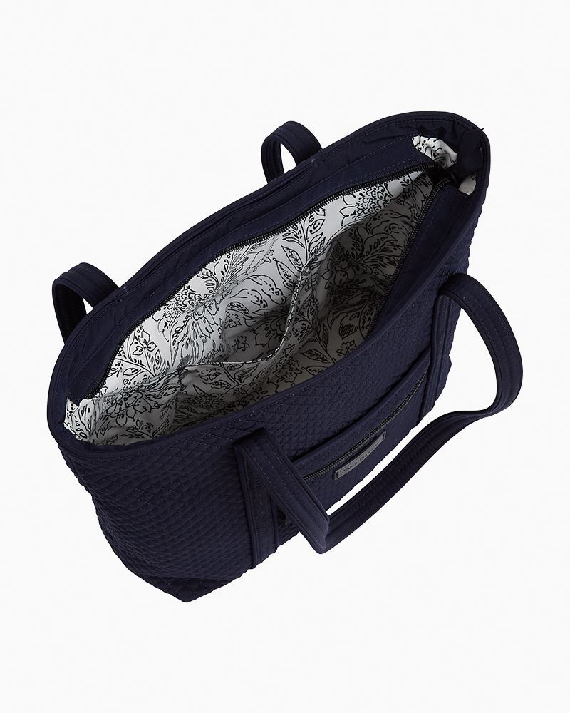 Small Vera Tote in Classic Navy | Vera Bradley | The Paper Store