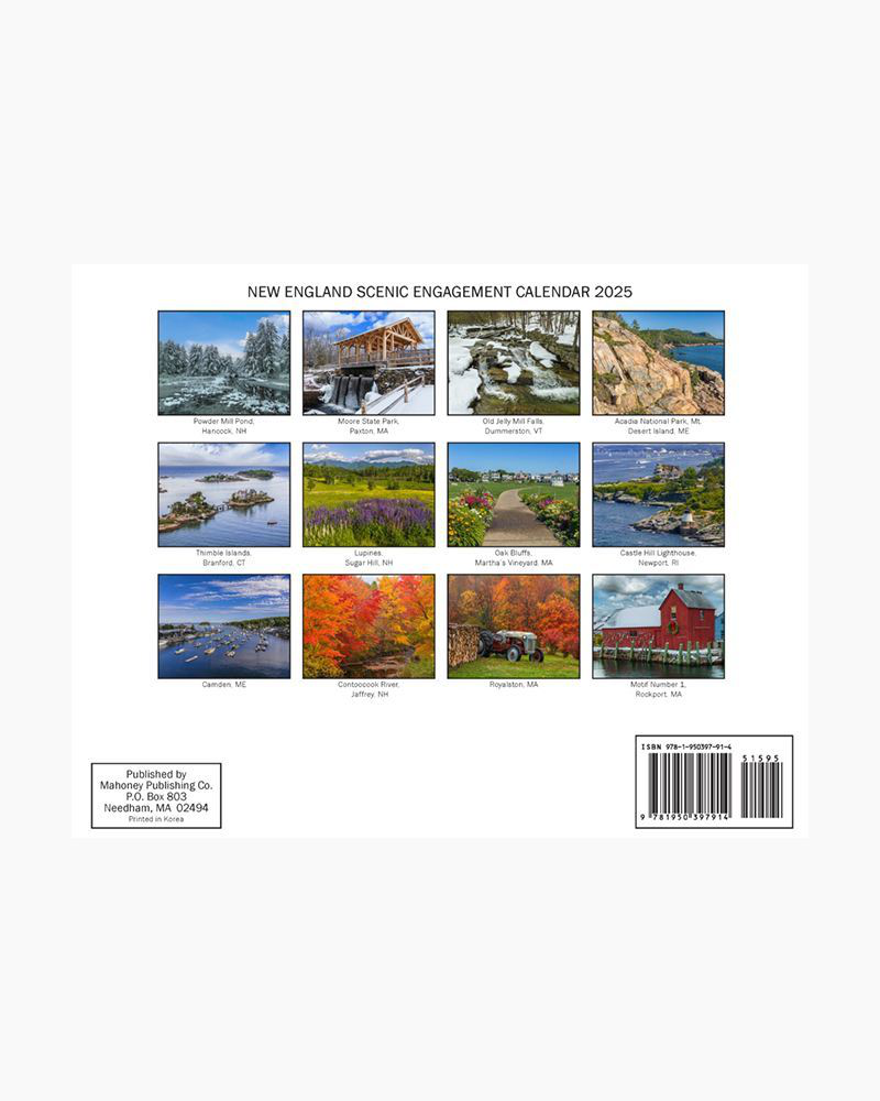 New England 2026 Wall Calendar | Mahoney Publishing | The Paper Store