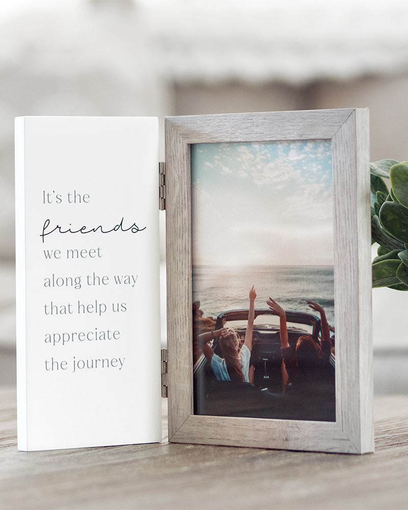 The Friends We Meet Hinged Picture Frame (4x6) | Malden | The Paper Store