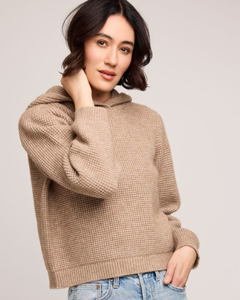 Jessica Pullover Hoodie in Heather Fawn | Gentle Fawn | The Paper Store