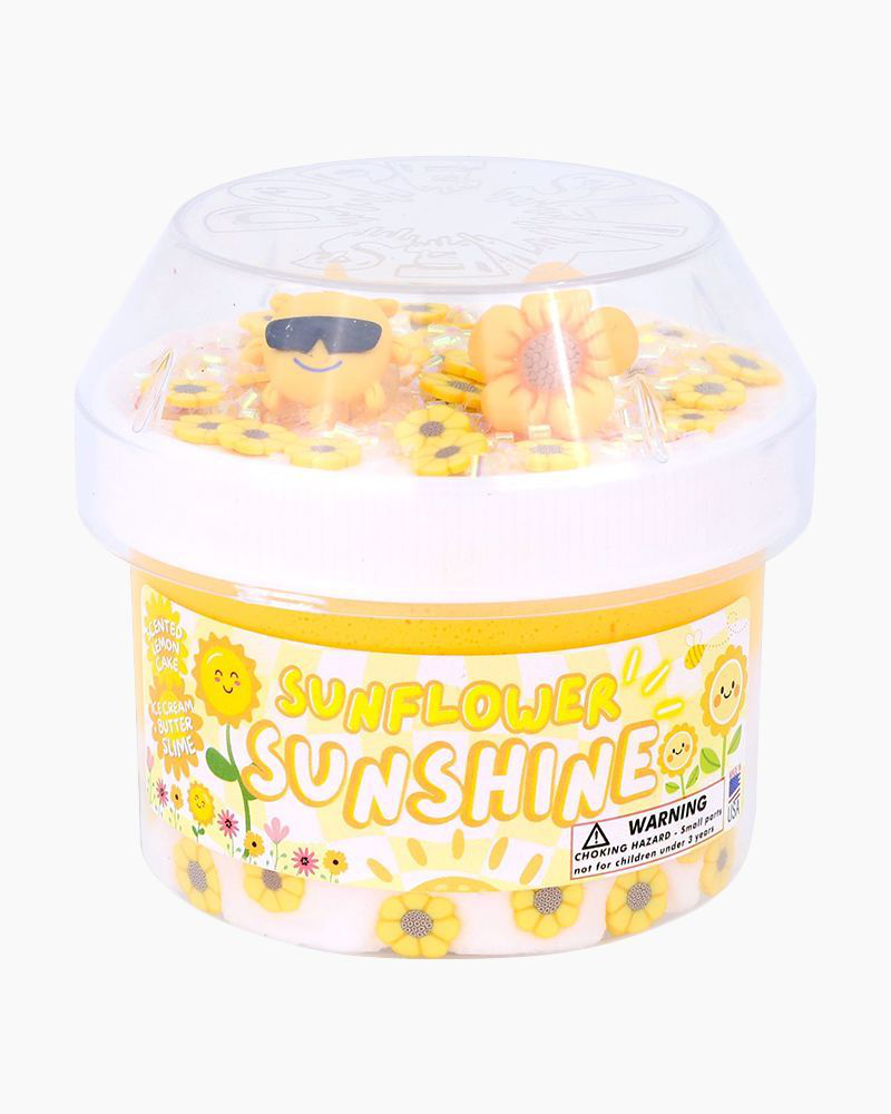Sunflower Sunshine 8 oz. Hybrid Slime | Dope Slimes | The Paper Store