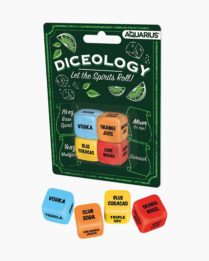 Diceology Cocktail Dice Rolling Game | Nmr Distribution | The Paper Store