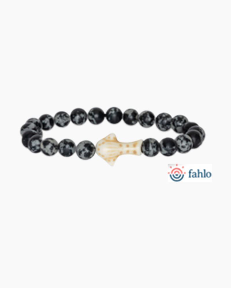 The Whale Shark Tracker Bracelet in Ocelli Stone | Fahlo | The Paper Store
