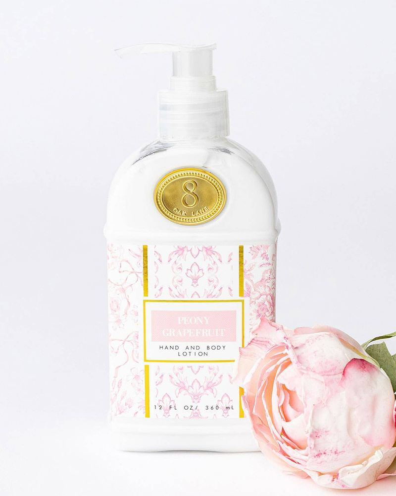 Peony Grapefruit Hand and Body Lotion | 8 Oak Lane | The Paper Store