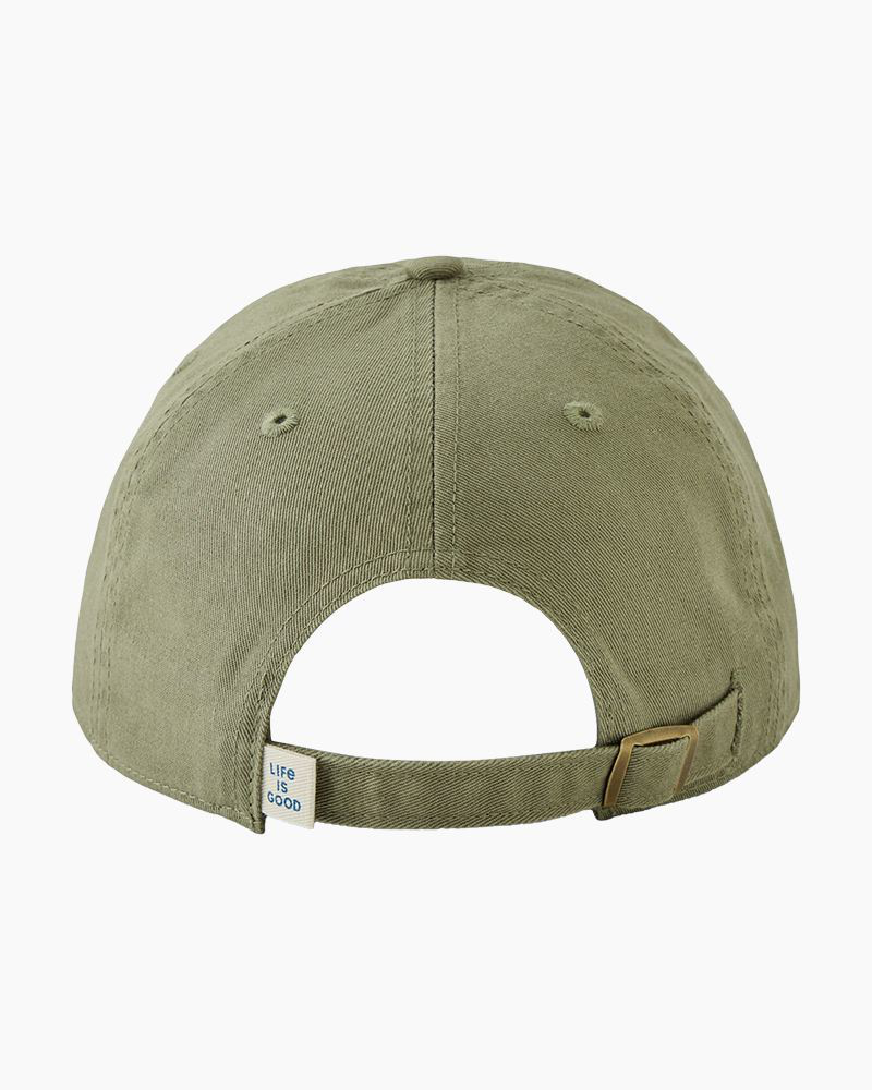 Vintage Pumpkin Chill Cap in Moss Green | Life Is Good | The Paper Store