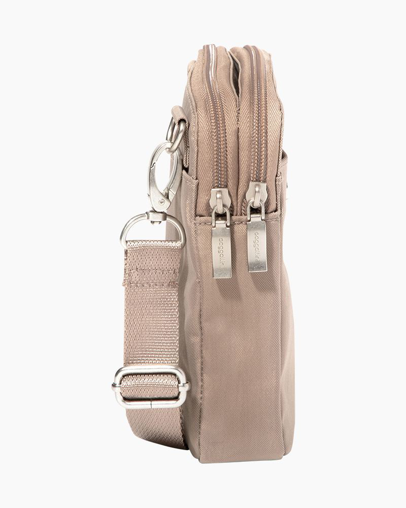 Modern Take Two RFID Crossbody Bag in Moonrock | Baggallini | The Paper Store