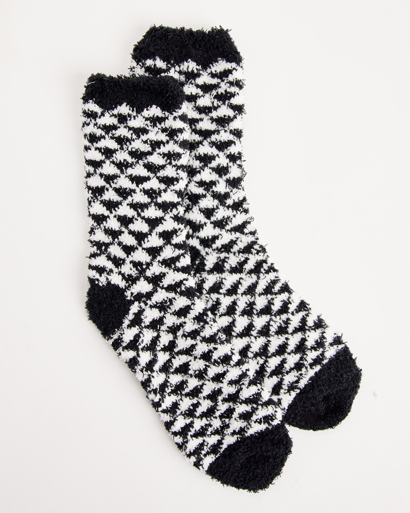 Triangle Pattern Butter Socks | Mia & Tess | The Paper Store