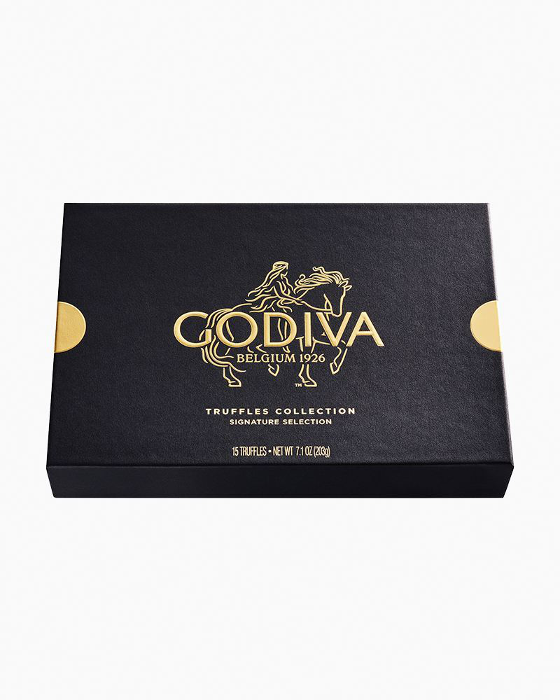 Signature Chocolate Truffles Gift Box (15 pc.) | Godiva Chocolatier ...