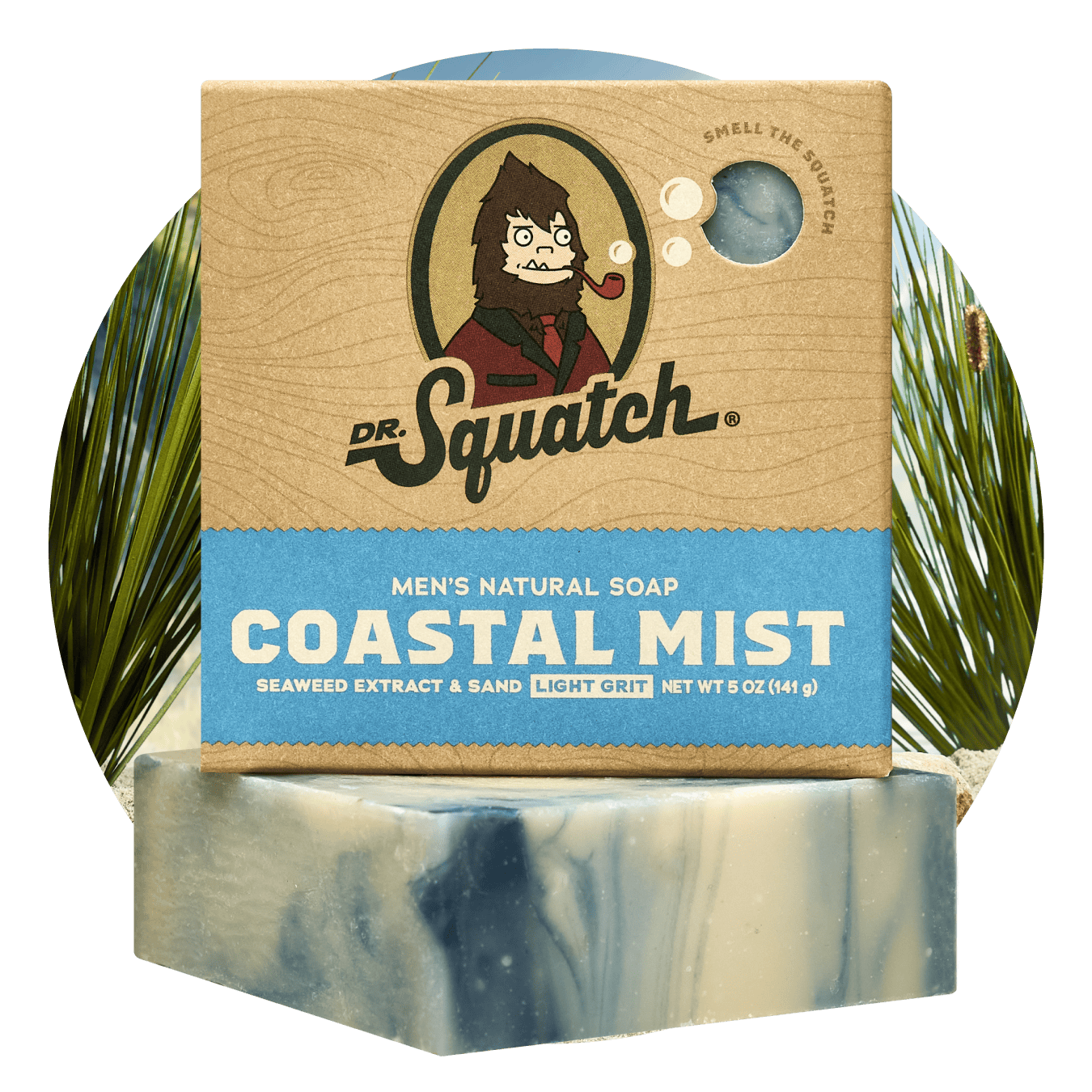 Coastal Mist Natural Bar Soap | Dr Squatch | The Paper Store