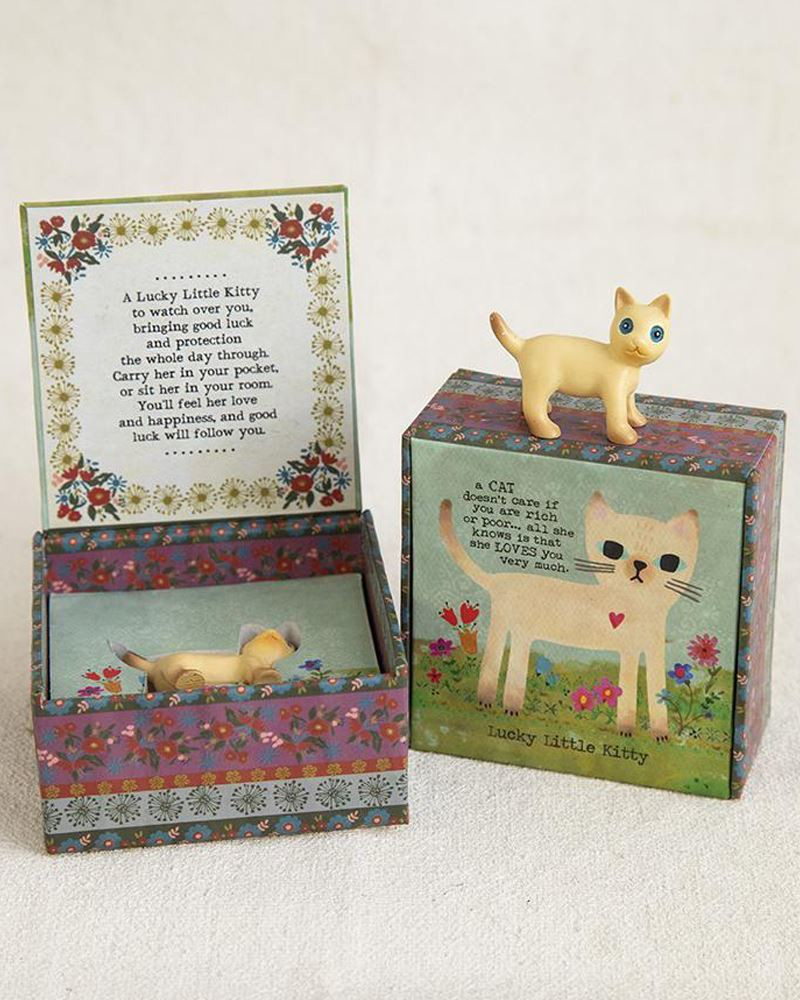 Lucky Little Kitty Token Charm | Natural Life | The Paper Store