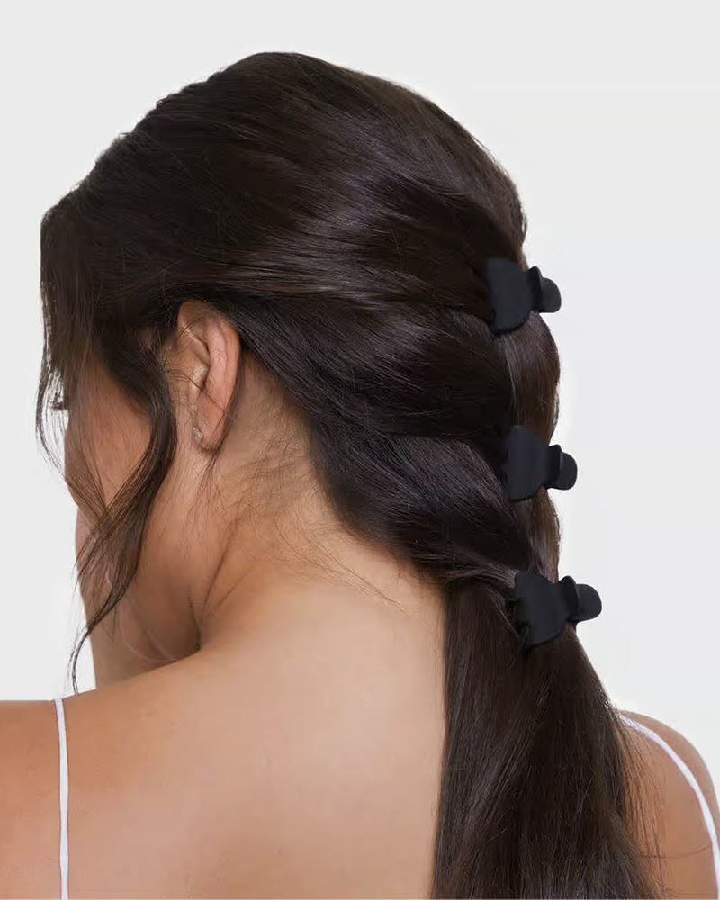 X-Small Recycled Plastic Claw Hair Clips (Pack of 6) | Kitsch | The ...