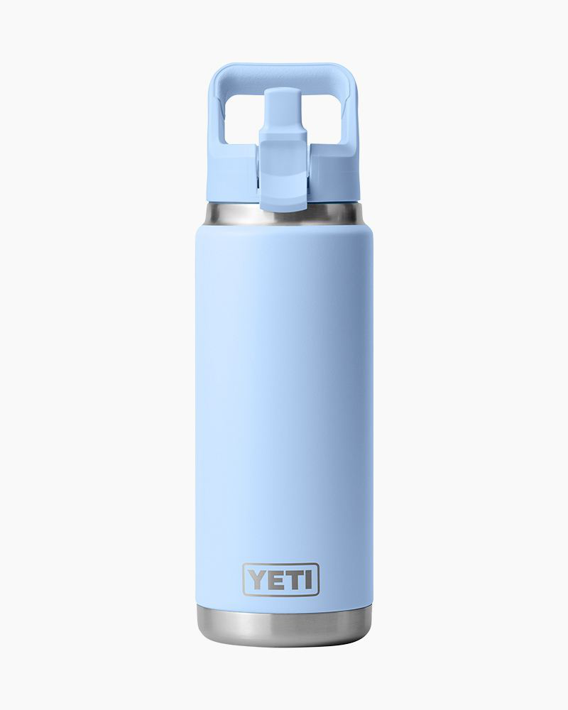 Rambler® 26 oz. Water Bottle with Straw Cap in Big Sky Blue | YETI ...