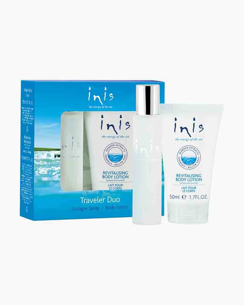 Inis Traveler Duo Cologne and Body Lotion Set | Inis | The Paper Store