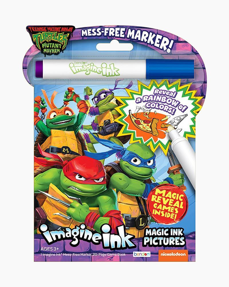 Teenage Mutant Ninja Turtles: Mutant Mayhem Imagine Ink Activity Book ...
