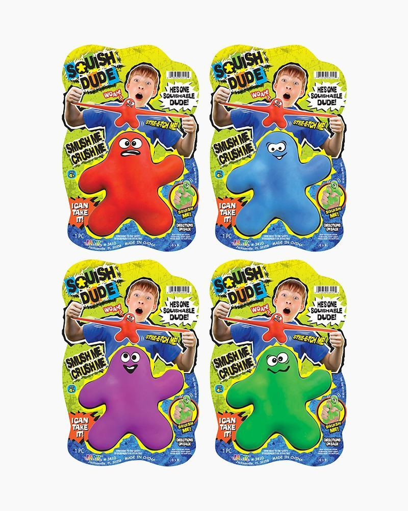 Squish Dude Stretchy Toy (Assorted) | Ja Ru | The Paper Store