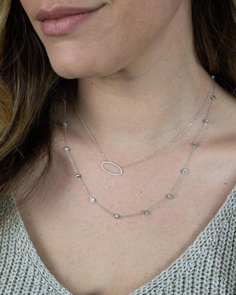 In the Loop Chain Necklace in Silver | Ella Stein | The Paper Store