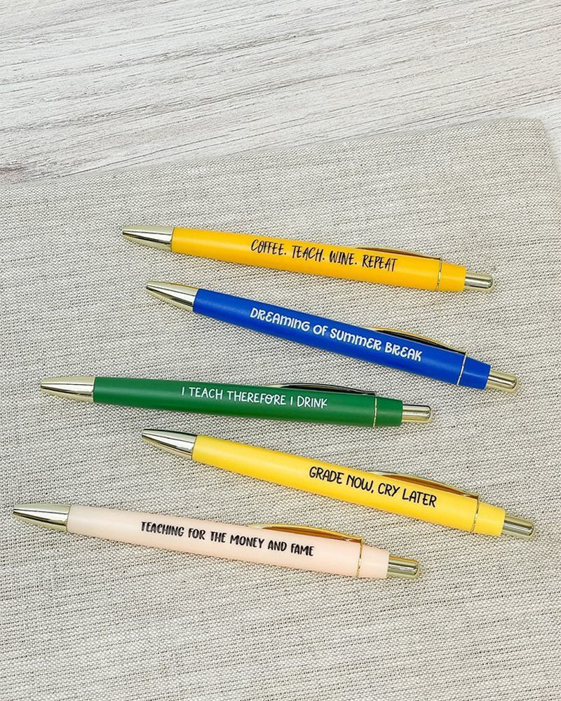 Teachers Message Pen Set (Pack of 5) | Fun Club | The Paper Store