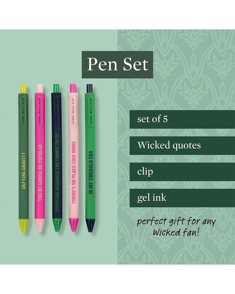 Wicked Gel Pen Set | Steel Mill & Co Designs LLC | The Paper Store