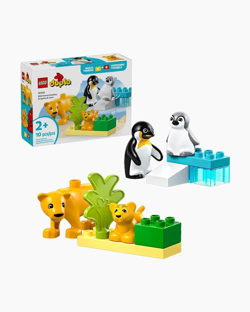 LEGO® DUPLO® Wild Animal Families: Penguins & Lions - 10422 | LEGO ...