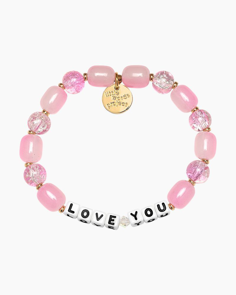 Love You Letter Bead Bracelet | Little Words Project | The Paper Store