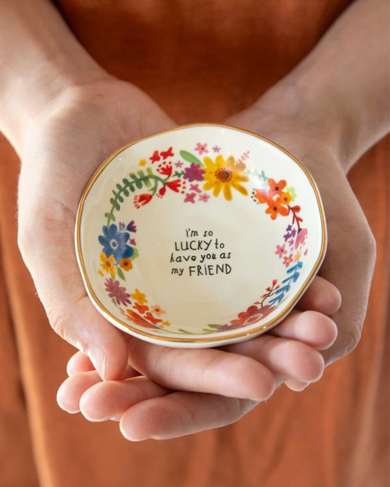 Lucky Friend Perfect Little Trinket Bowl | Natural Life | The Paper Store