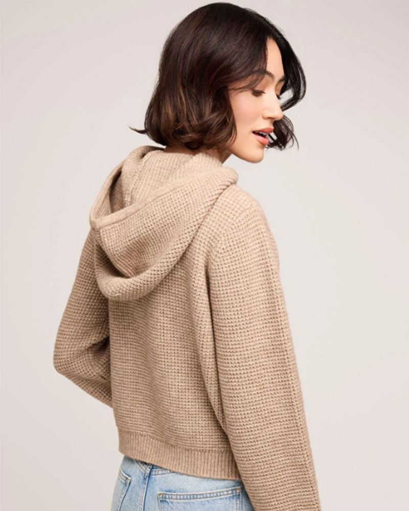 Jessica Pullover Hoodie in Heather Fawn | Gentle Fawn | The Paper Store