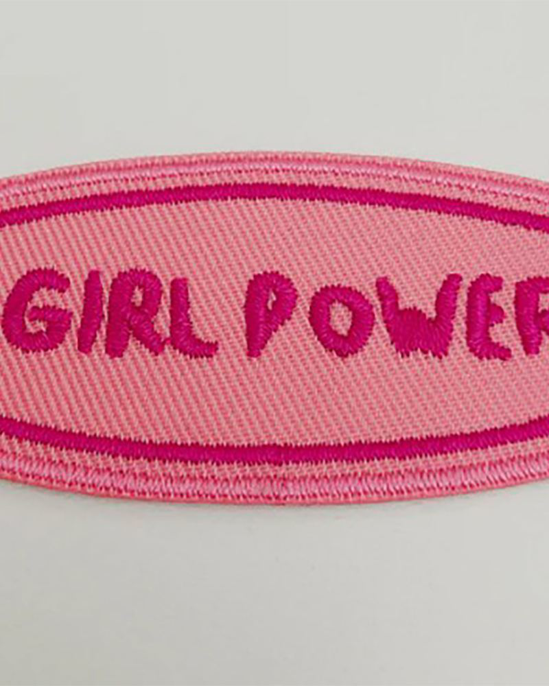 Girl Power Embroidered Iron-On Patch | Teelux Design | The Paper Store