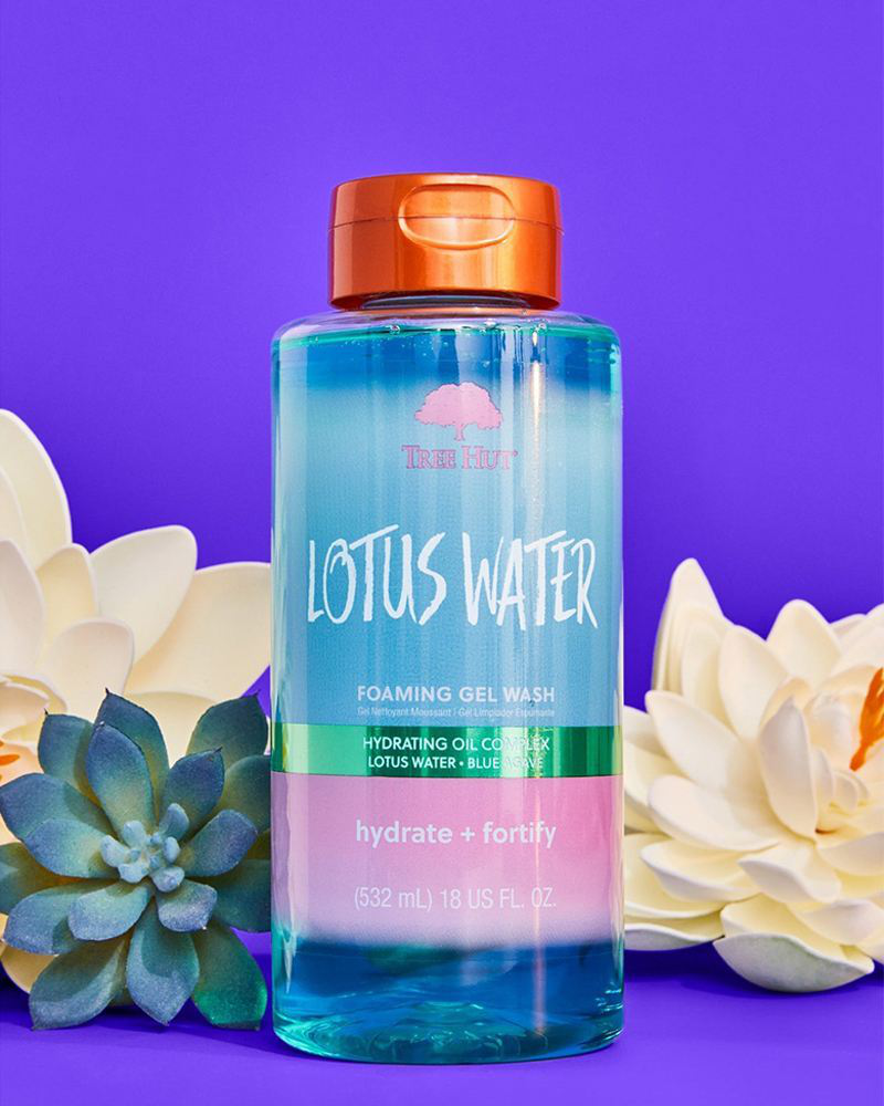 Lotus Water Foaming Gel Wash | Tree Hut | The Paper Store