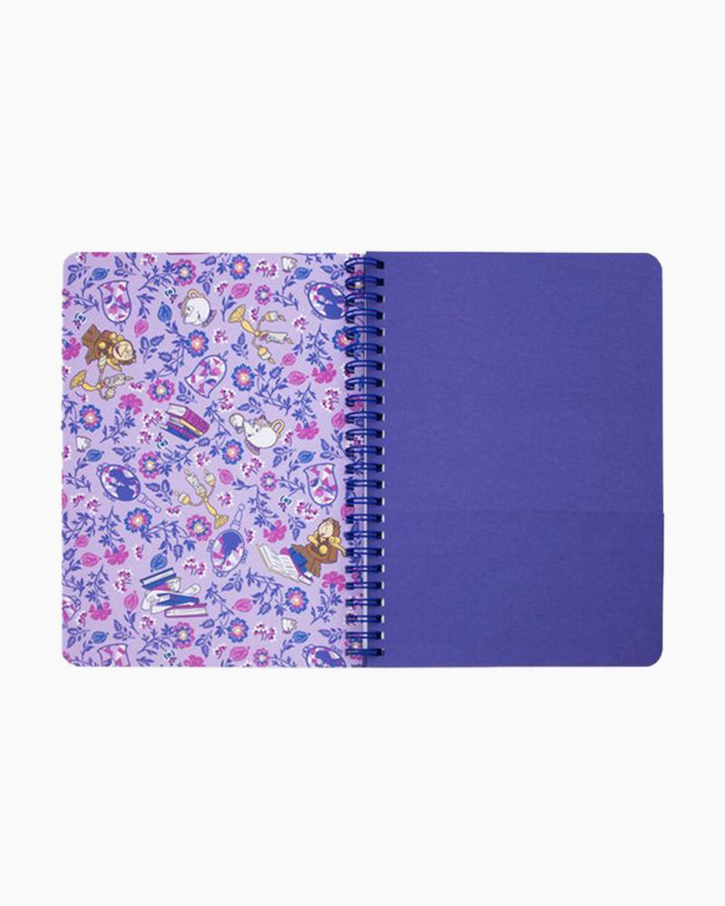 Disney Mini Notebook with Pocket in Belle Floral | Vera Bradley | The ...
