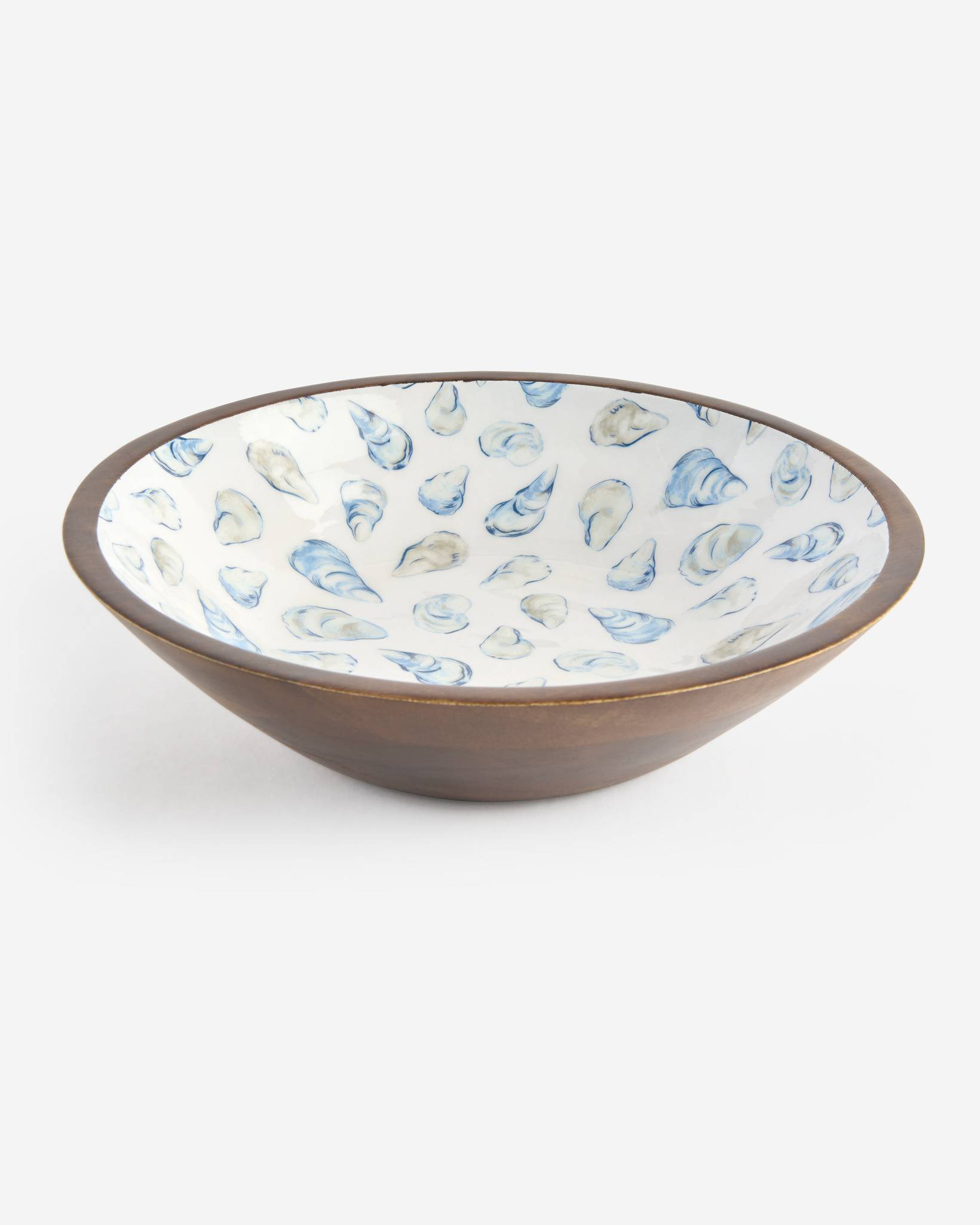 Oyster Shell Pattern 12-Inch Serving Bowl | Legacy & Main | The Paper Store