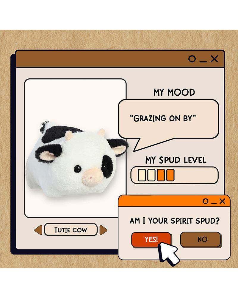 Tutie Cow Spudsters™ Plush Toy | Aurora World | The Paper Store