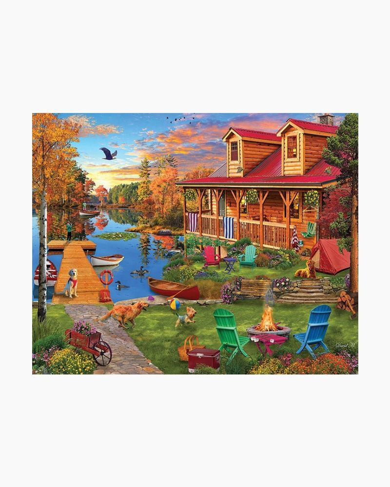 Adventures At The Lake Jigsaw Puzzle (1,000 pc.) | White Mountain ...