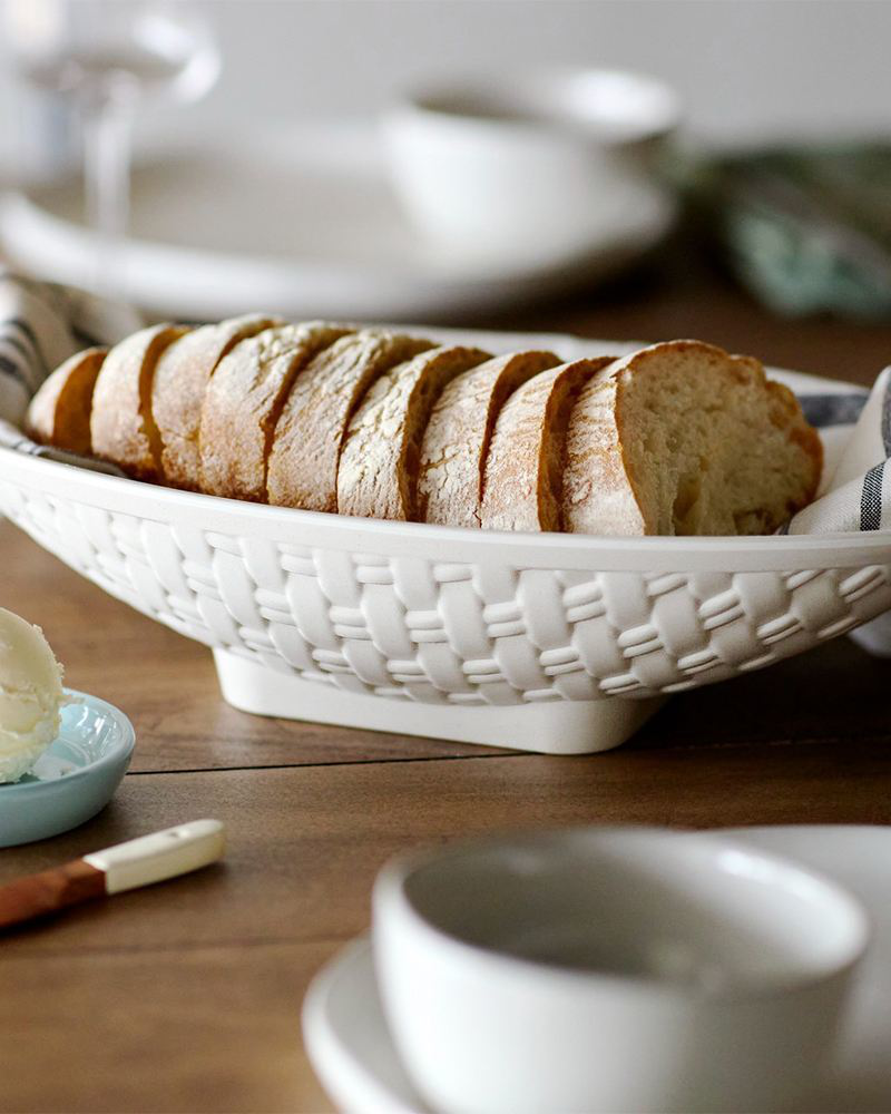 byDesign Serving Melamine Bread Basket | Demdaco | The Paper Store