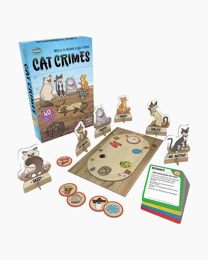 Cat Crimes Logic Game | Thinkfun | The Paper Store