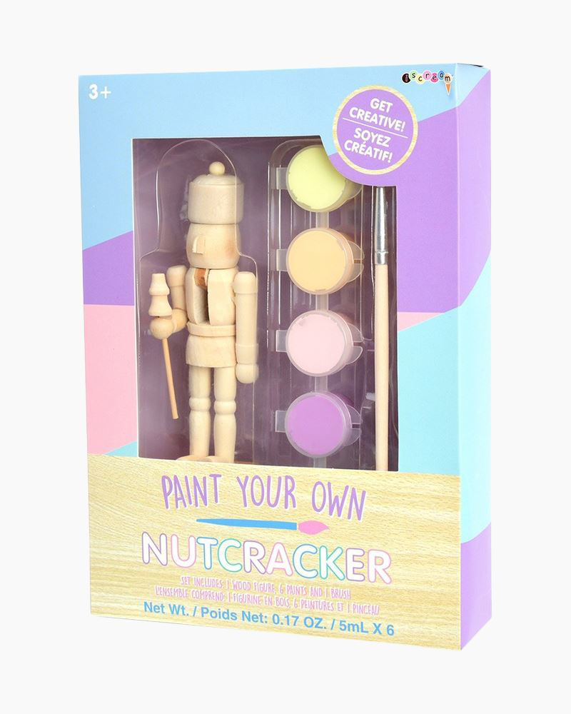 Paint Your Own Nutcracker Craft Set | iscream | The Paper Store