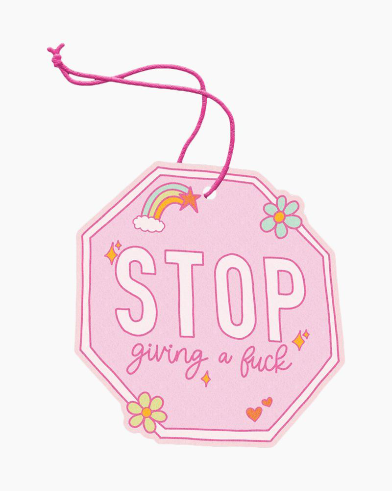 Stop Giving a F*ck Air Freshener | Talking Out Of Turn | The Paper Store