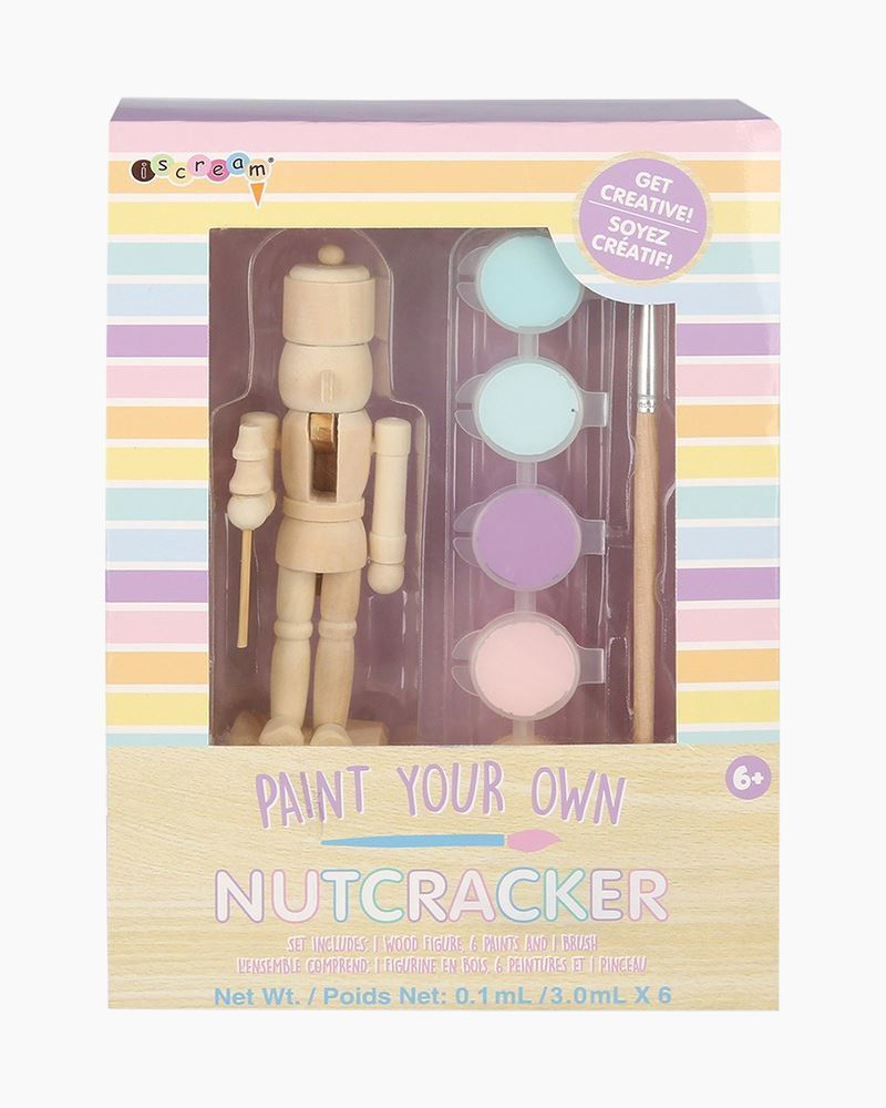 Paint Your Own Nutcracker Craft Set | iscream | The Paper Store