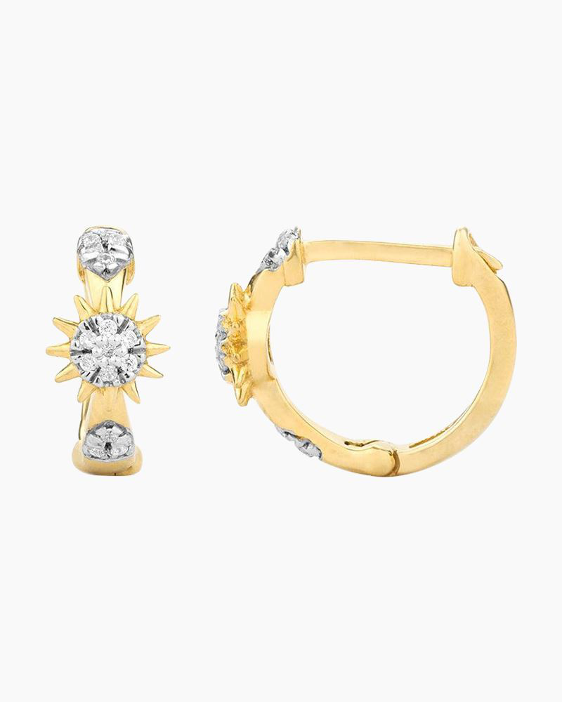 Star of the Show Hoop Earrings in Gold | Ella Stein | The Paper Store