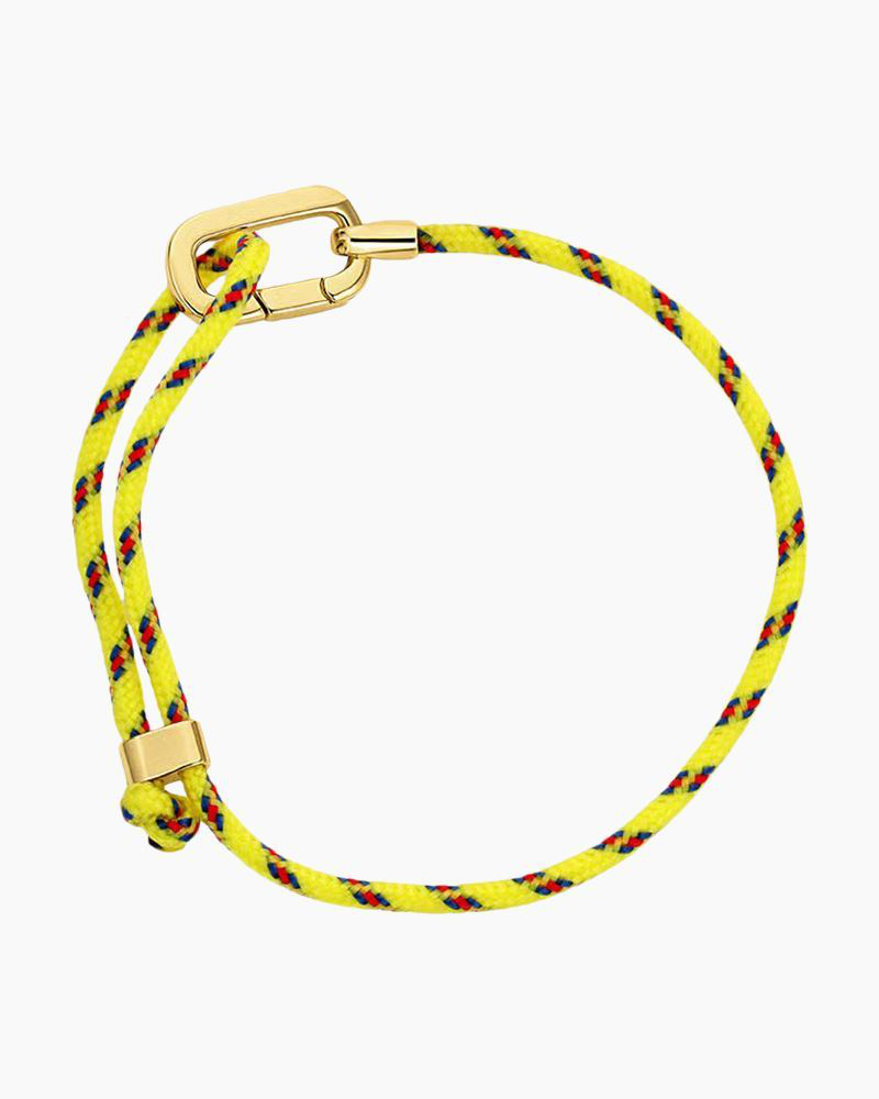 Link Paracord Bracelet in Yellow | Gorjana | The Paper Store