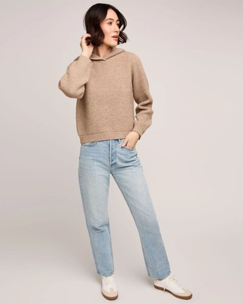 Jessica Pullover Hoodie in Heather Fawn | Gentle Fawn | The Paper Store