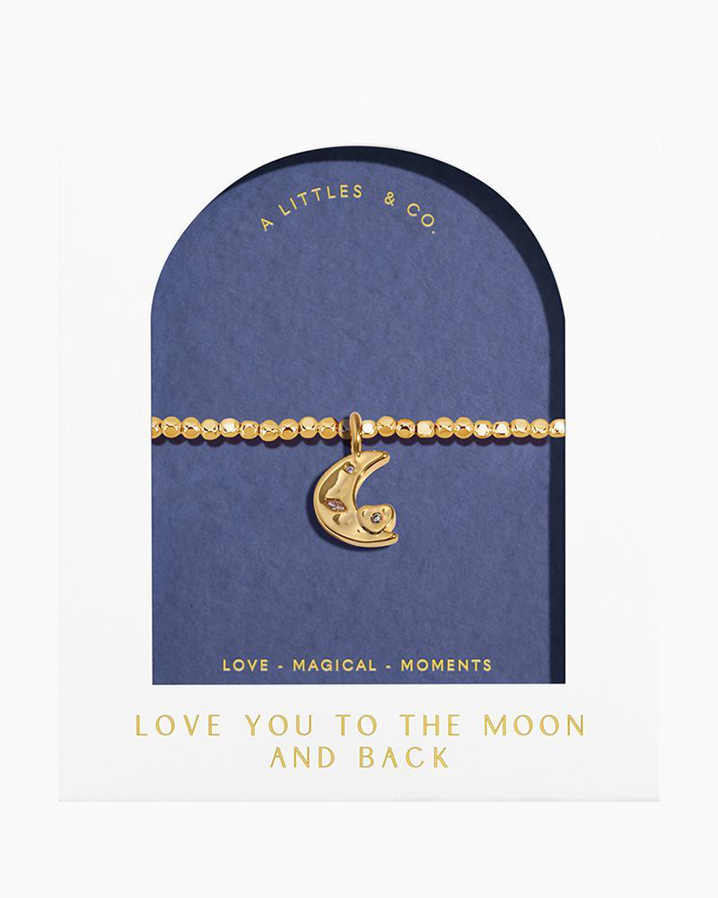 Dolce Vita Love You To The Moon And Back Bracelet in Gold | A Littles ...