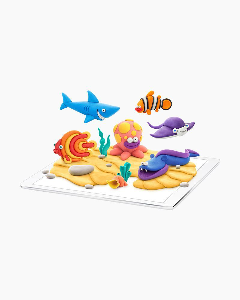 Hey Clay Ocean Creatures Sculpting Set | Fat Brain Toy | The Paper Store