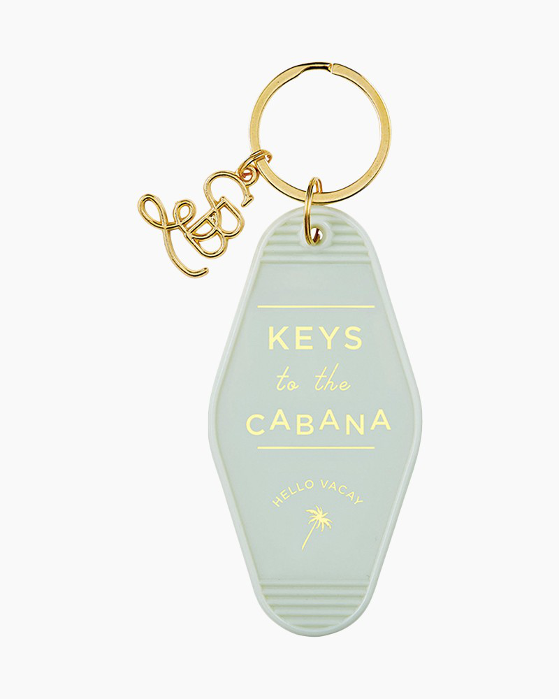 Cabana Vintage Motel Key Tag Bag Charm | Creative Brands | The Paper Store