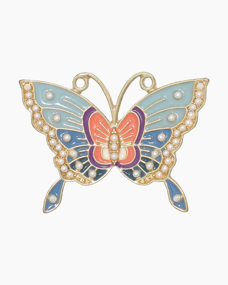 Pastel Butterfly Brooch Pin in Gold | Periwinkle by Barlow | The Paper ...